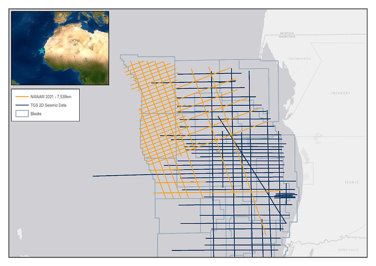 TGS in new 2D seismic survey off Mauritania