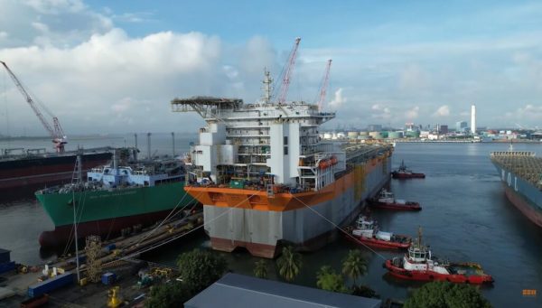 SBM Offshore’s Prosperity FPSO Leaves Dry Dock in Singapore