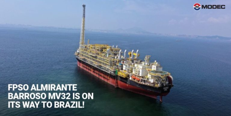 MODEC’s new FPSO on the road to Brazil
