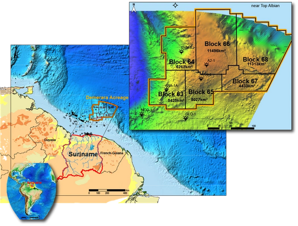 Suriname Launches Bid Round for Six Offshore Blocks