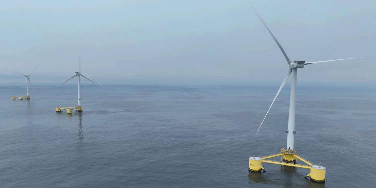 World’s first semi-submersible floating offshore wind farm blows past ...