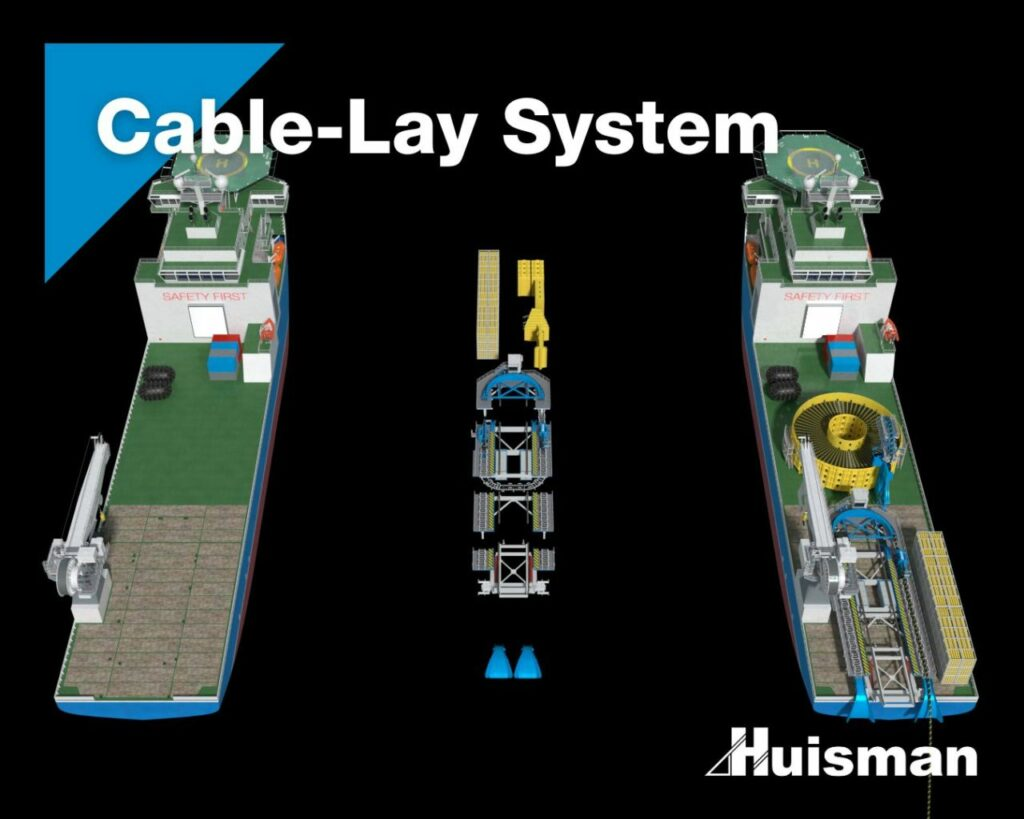 Huisman presents cable-lay system for multi-purpose vessels – gallery