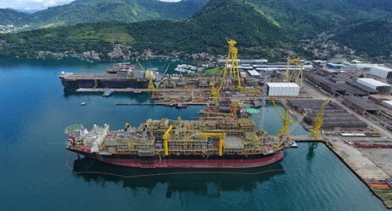 FPSO P-78 sails towards Brazil to produce in the Buzios field